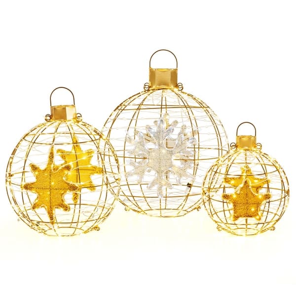 lighted baubles