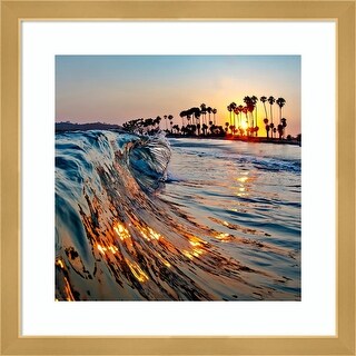 Wave 1 by John Baran Framed Wall Art Print - Bed Bath & Beyond - 32867960
