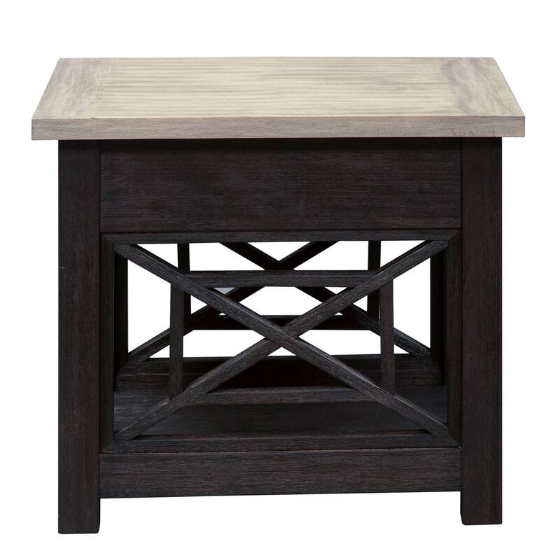 Heatherbrook Charcoal and Ash Opt 3 Piece Set (1-Cocktail 2-End Tables ...