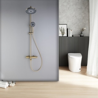 3-Way Wall-Mount Complete Shower System with Tub Spout - Bed Bath ...