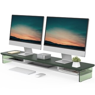 Fenge Monitor Stand, Dual Monitor Stand with 2 Drawers - On Sale - Bed ...