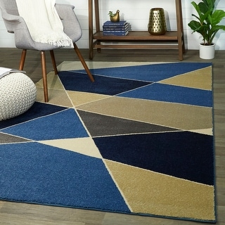 Barton Abstract Geometric Area Rug - Bed Bath & Beyond - 30708098