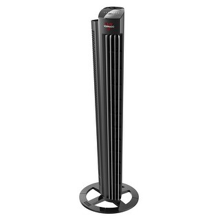 NGT425 Whole Room Air Circulator Tower Fan with Remote Control, Black ...