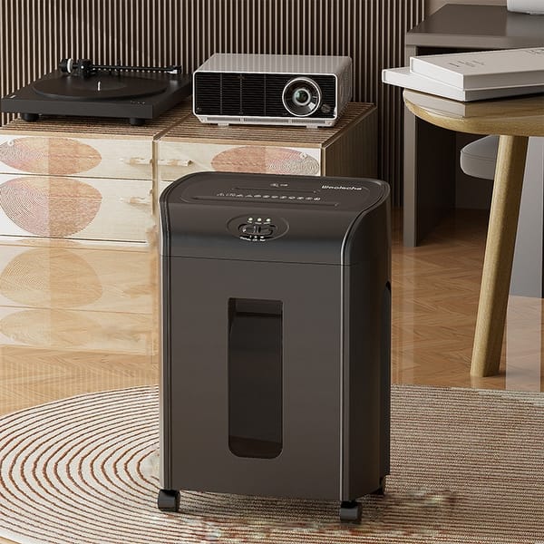 Paper Shredder Micro Cut Low Working Noise P5 Office Home Use Equipment ...