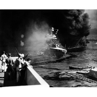 Pearl Harbor Battered By Aerial Bombs And Torpedoes History - Bed Bath ...