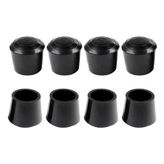 Rubber Furniture Table Leg Cap Tip Cup Feet Cover 1 1/8"Inner Dia 8pcs ...