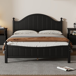 Solid Wood Platform Bed - Bed Bath & Beyond - 39735429