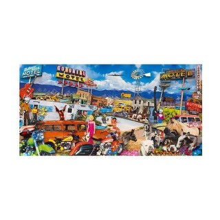 John Roy 'Western Collage 6' Canvas Art - Bed Bath & Beyond - 39537409