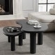 Scandinavian Solid Wood Nesting Coffee Tables - Nested Design - 48*25 ...