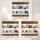 Tall Modular Display Storage Cabinet Bookcase w/Light Home Office - Bed ...