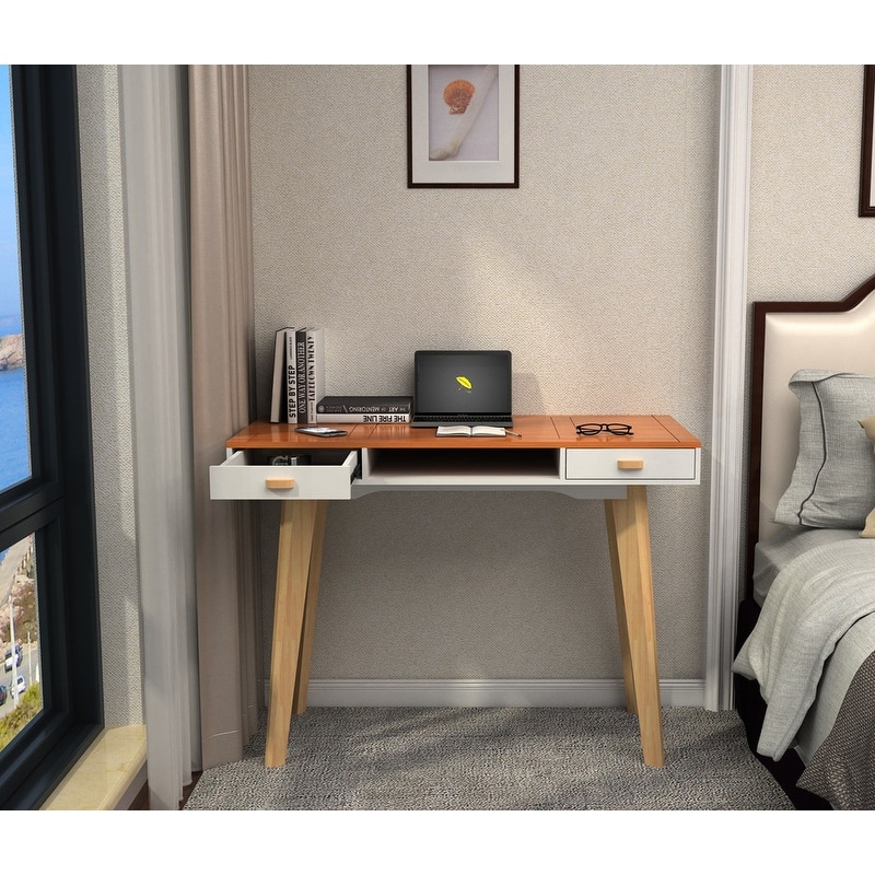 Simple Wood Computer Desk