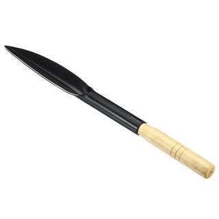 17" Garden Trowel Leaf-Shaped Shovel Pointed Gardening Tools Black ...