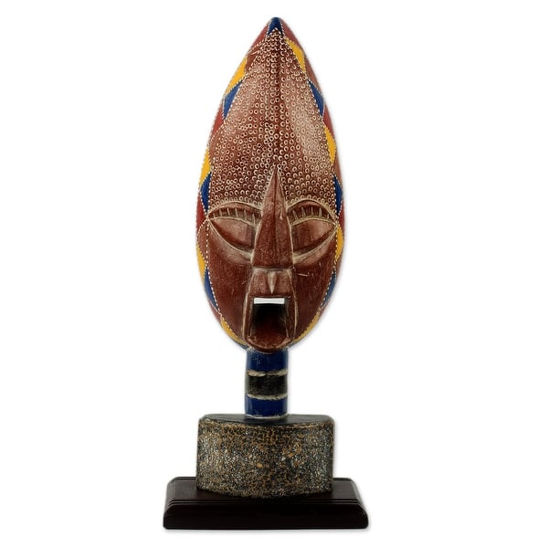 Novica Handmade African Warrior African Wood Mask - Bed Bath & Beyond ...