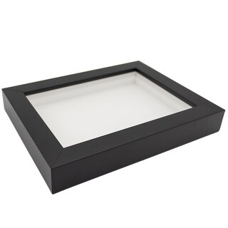 6x6 Shadowbox Wood Frames - Black DEEP Shadow Box with a Display Depth of 3/4" - Bed Bath ...