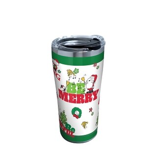 Peanuts Holiday 2019 20 oz Stainless Steel Tumbler with lid - Bed Bath ...