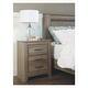 Ashley B248-92 Zelen Two Drawer Night Stand w/ Vintage Finish - Bed ...