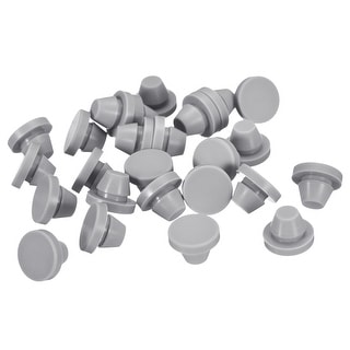25Pcs Silicone Plugs, Rubber Round Hole Plugs for 2.5-3mm Hole, Grey ...