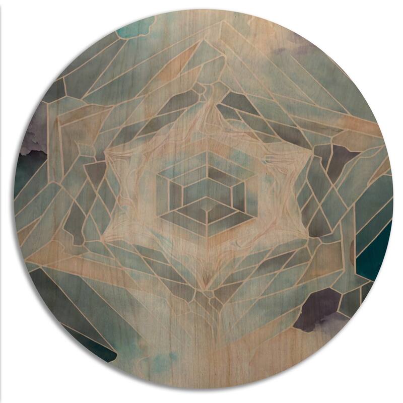 Designart "Fundamental Patterns Sacred Geometry VII" Modern Geometric ...