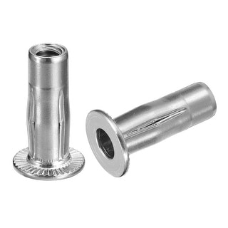 1/4-20 Multi-Grip Rivet Nuts Pre-Bulbed Insert Nut 304 Stainless Steel ...