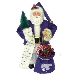12 inch Kansas State Santa - purple - Bed Bath & Beyond - 34711642