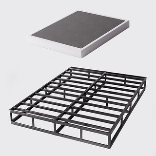 9-Inch High Profile Queen Box Spring with Noise-Free, Non-Slip Design ...