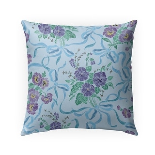 LINNEA BLUE Indoor|Outdoor Pillow By Kavka Designs - Bed Bath & Beyond ...