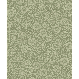 A-Street Prints Mallow Green Floral Vine Wallpaper - Bed Bath & Beyond ...