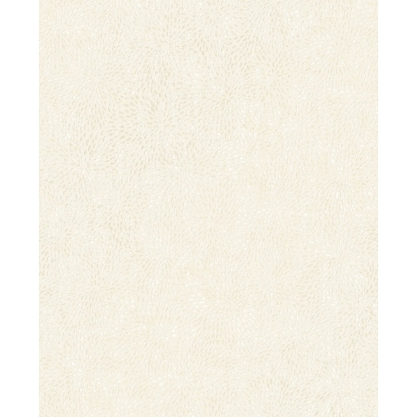 Decorline Mezzo Champagne floral Wallpaper - 20.5in x 396in x 0.025in ...