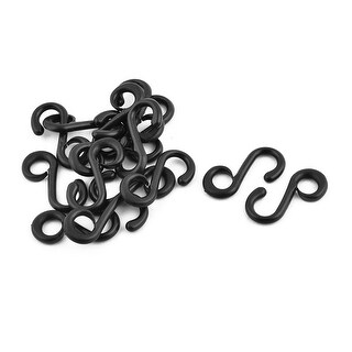 Bag Plastic S Shape Strap Connective Swivel Snap Ring Hooks Buckle ...