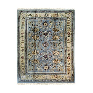 Blue Traditional Turkish Oushak Area Rug - Bed Bath & Beyond - 30533759