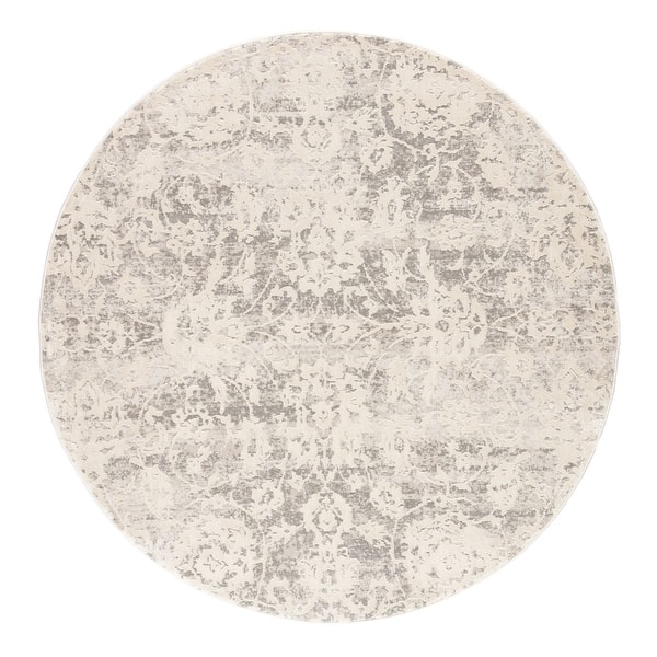 Cheyenne Abstract Grey and White Viscose Blend Area Rug - Bed Bath ...