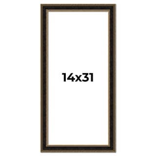 14x31 Frame Gold Antique Vintage Sold Wood Picture Frame | 1.75 Inch ...