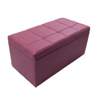 Living Storage Ottoman Bench Footstools Seat Table 31" Burgundy - Bed ...
