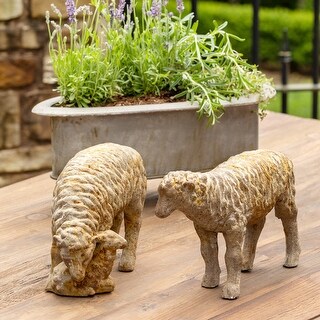 Country Sheep Family, Set of 2 - 12.25"L x 3.5"W x 8.25"H - Bed Bath ...