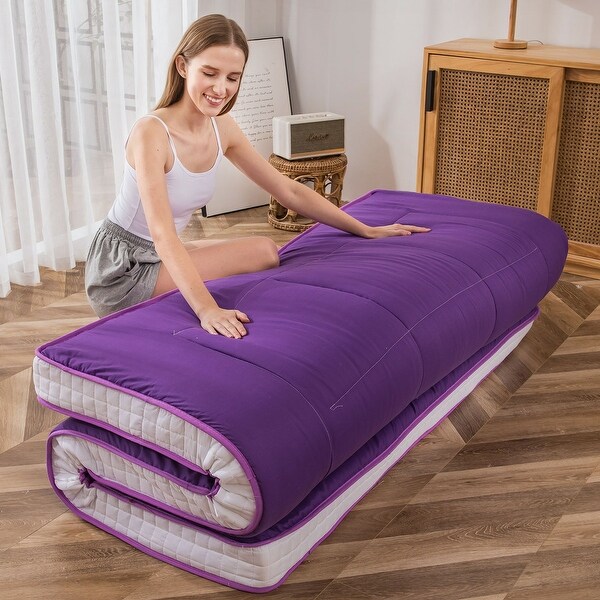 Padded Japanese Roll Up Floor Futon Mattress On Sale Bed Bath Beyond 36077682
