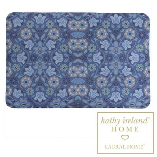 Laural Home Indochine Indigo Memory Foam Rug - Bed Bath & Beyond - 42313410