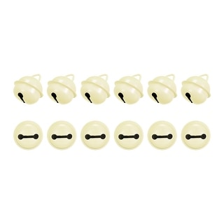 Jingle Bells, 22mm 12pcs Craft Bells for DIY Holiday Decoration, Beige ...