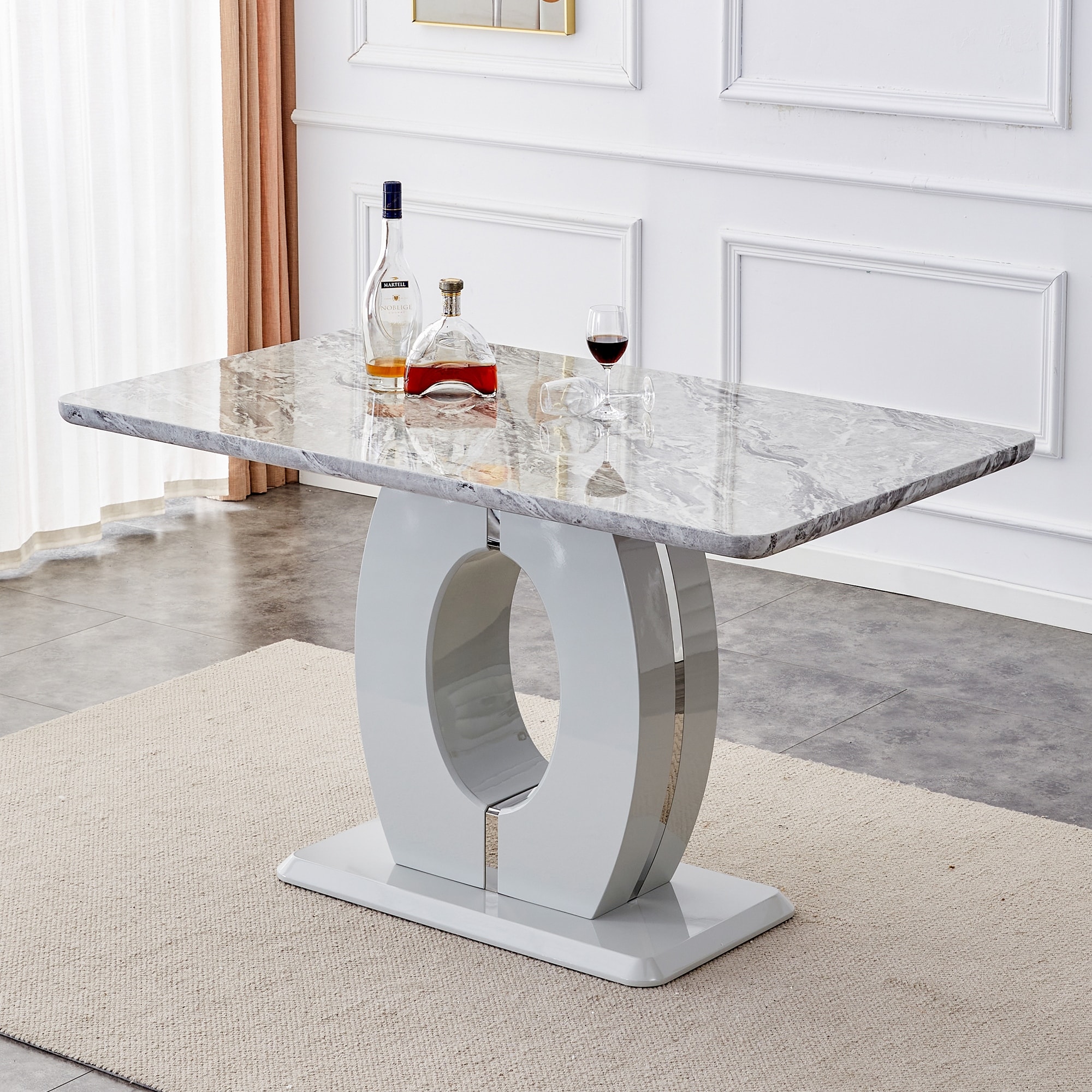 Grey Marble Dining Tables - Bed Bath & Beyond
