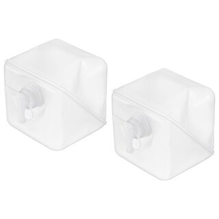 2Pcs 4 Liter LDPE Collapsible Water Container w Spigots & Sealing Caps ...