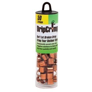 DripCrimp Copper Rings Refill Pack- 50 Count (DC-CRT50) - Bed Bath ...