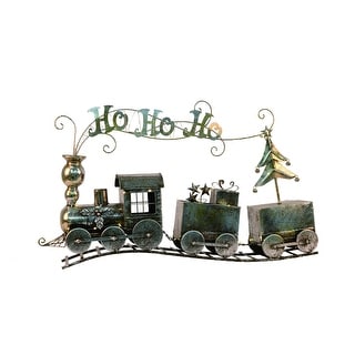 Transpac Metal 37 in. Silver Christmas Light Up Train - Bed Bath ...