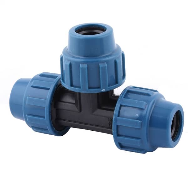 Garden Yard Irrigation Sprinkler Pipe Hose Tee Connector 3/4BSP Thread ...