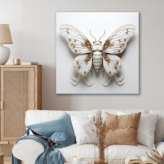 Designart "Captivating Moths Insect III" Insects & Bugs Wall Decor ...