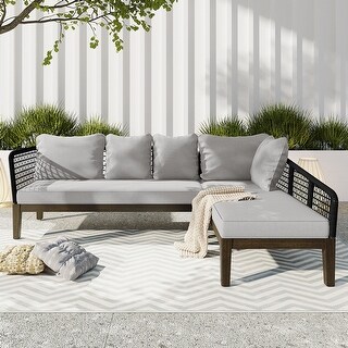 Modern 5-Person Outdoor Seating Group - Bed Bath & Beyond - 40593034