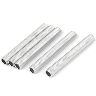 M10 1mm Pitch Threaded Zinc Alloy Pipe Nipple Lamp Repair Part 80mm ...