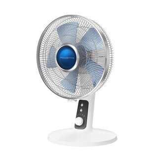Silence Table Fan 12 Inches Ultra Quiet Fan Oscillating, Portable, 4 ...