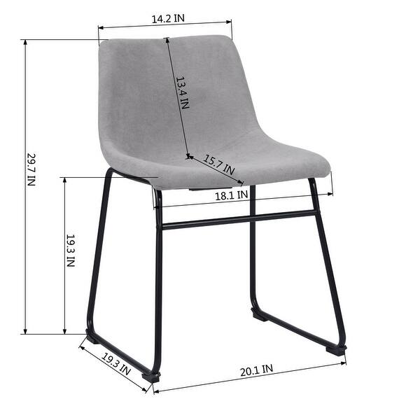 HOMYLIN Modem Upholstered Dining Chairs Set of 2 - Bed Bath & Beyond ...