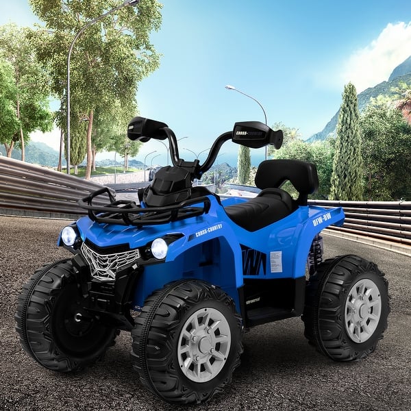 12V Kids Ride On ATV Electric 4Wheeler Quad 2 Speeds w/ Mp3&Headlights ...