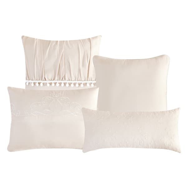 CHARNEE Luxury 7 Piece Comforter Set - On Sale - Bed Bath & Beyond ...