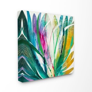 Stupell Abstract Fern Shapes Painting Canvas Wall Art - Bed Bath ...